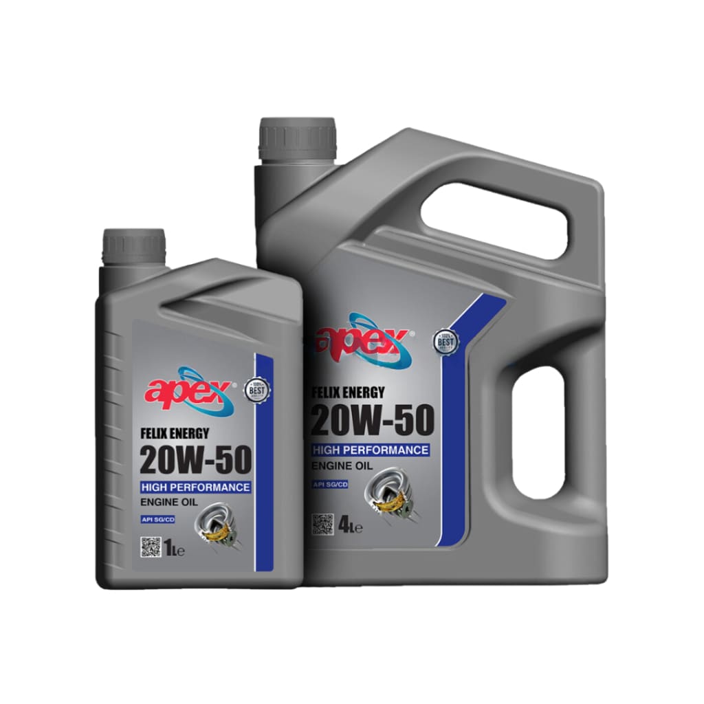 Apex Motor Oil Felix Energy Gasoline Engine Oil 20w50 – Royal Brands Co