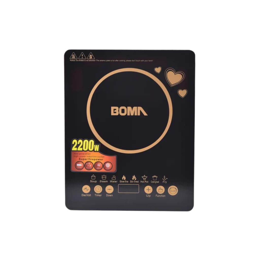 BOMA 220V 2200W Electric Induction Cooker Ceramic Glass – Royal Brands Co