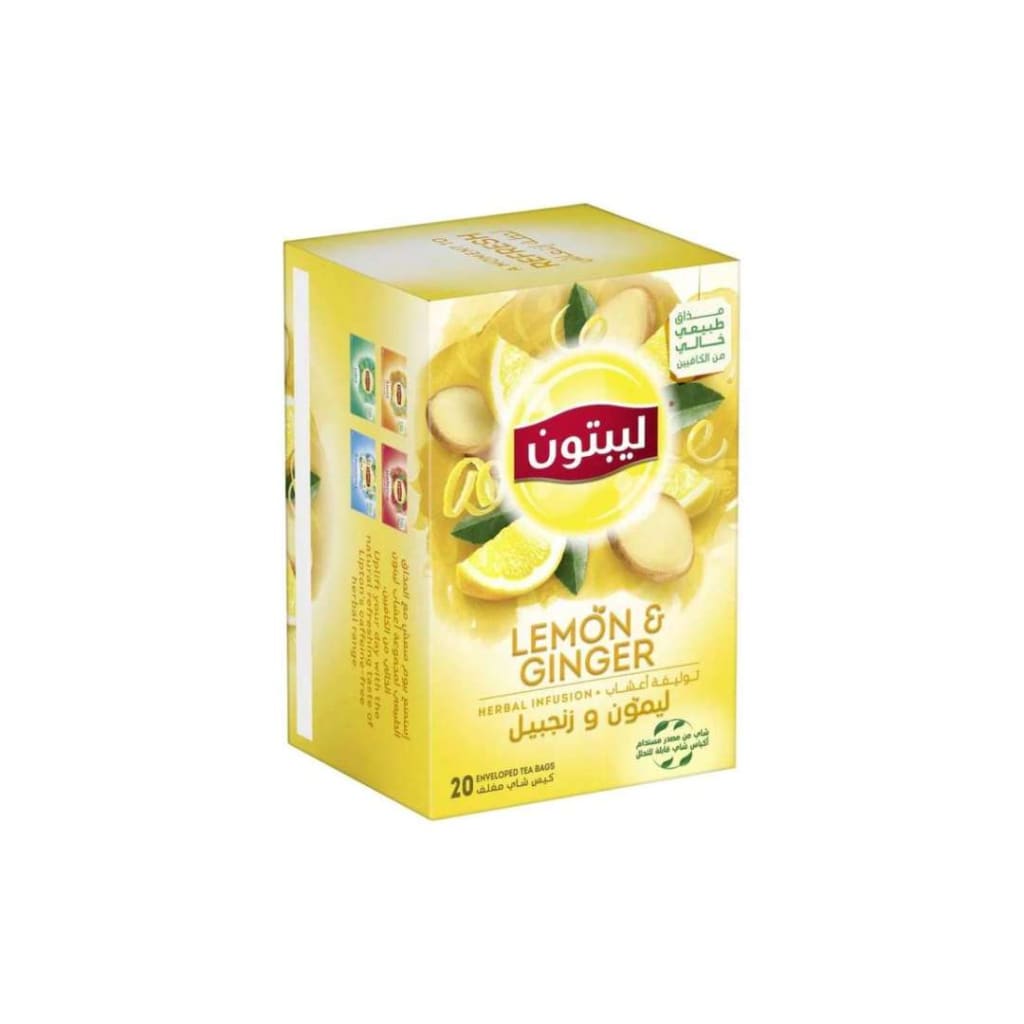 Lipton Lemon & Ginger 20 Sachets – Royal Brands Co