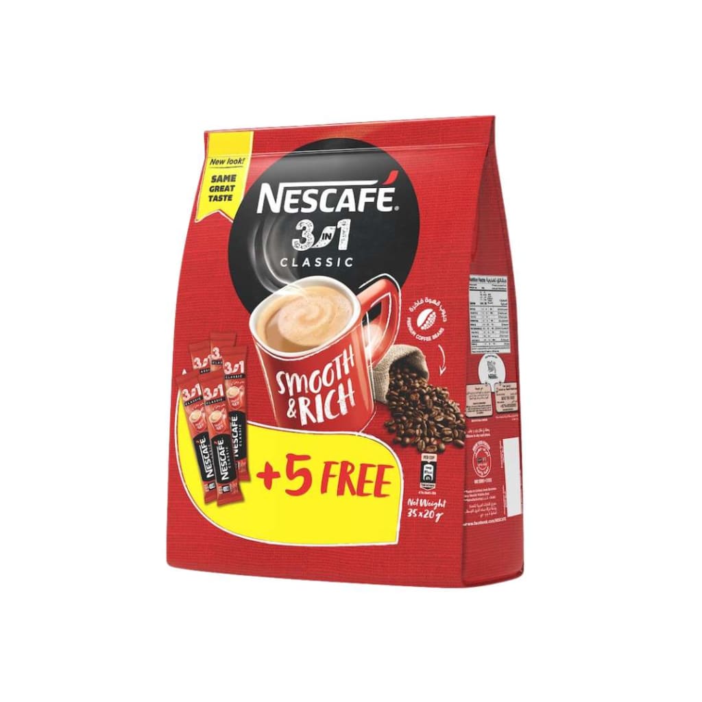 Nescafe Classic Instant Coffeemix 3-in-1 (30 + 5 Free) x 10 Bags ...