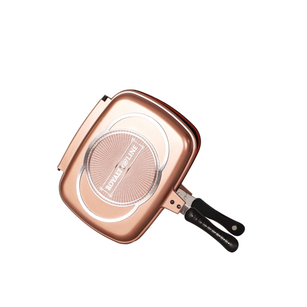 Royalty Line Double Marble Coating Grill Pan 32 Cm - Copper – Royal ...